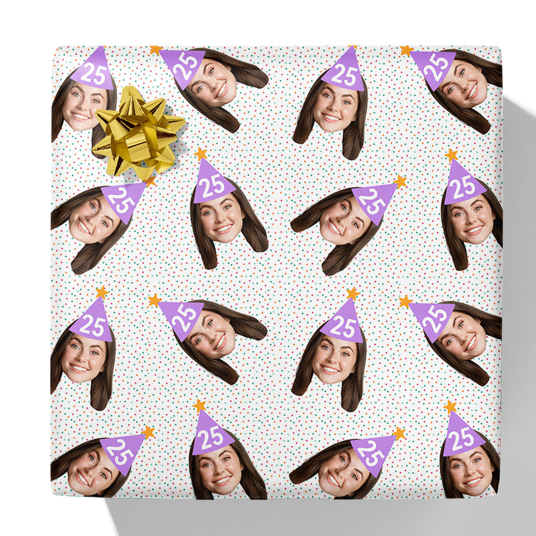 Personalised Birthday Gift Wrap - Personalised Wrapping Paper – Simply ...